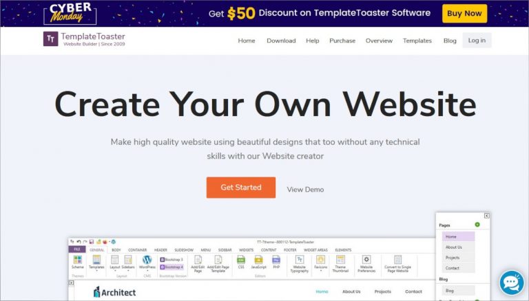 TemplateToaster Website Builder Review: Exploring the Website Creator ...